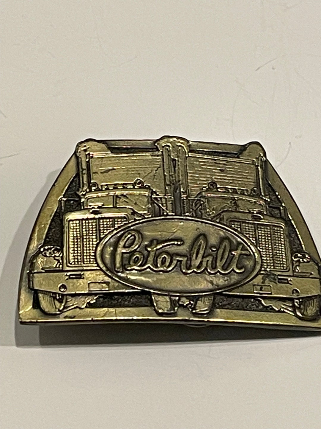 Peterbilt Semi Truck Brass Metal Belt Buckle Limited Edition - Etsy