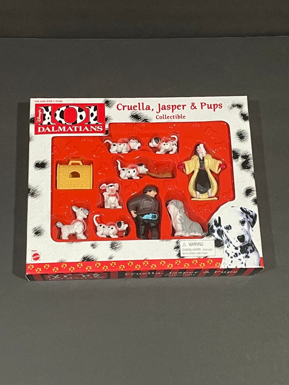 Disney 101 Dalmatians Cruella Jasper & Pups Collectible - Etsy