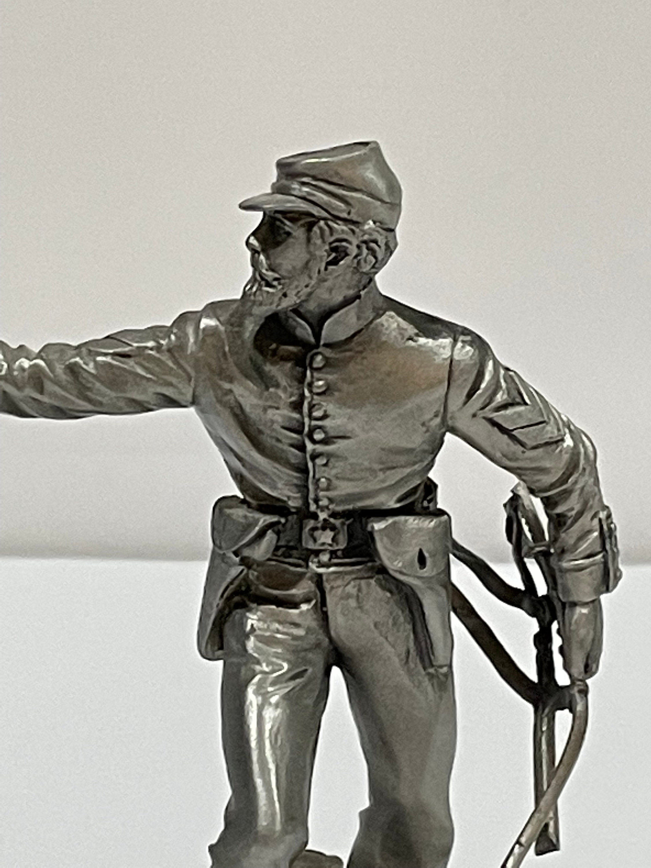 Confederate Corporal of Cavalry Pewter Figurine Blues and Grays Ronald ...