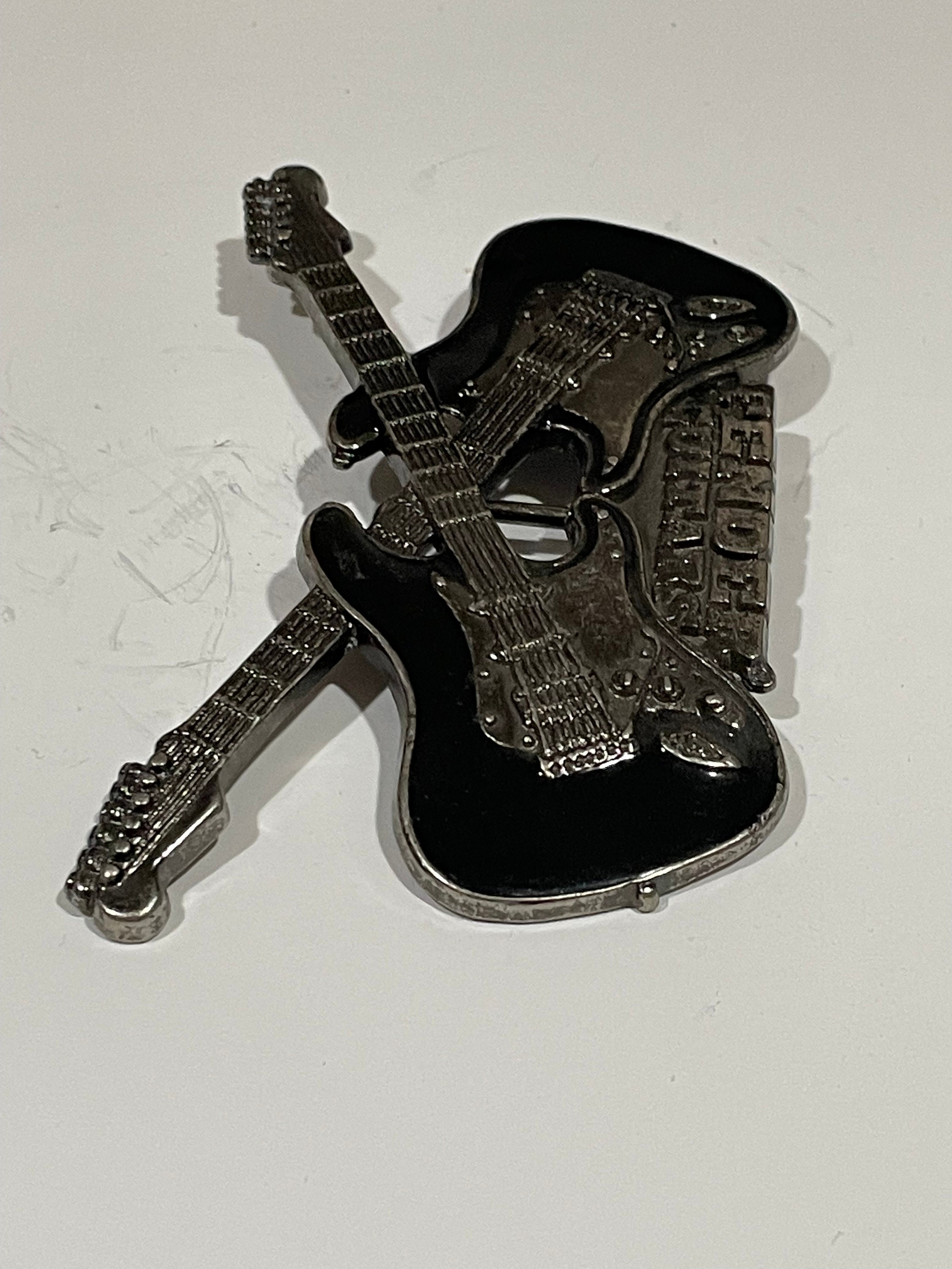 Fender Guitars Guitar Cross Enamel Metal Belt Buckle VINTAGE - Etsy