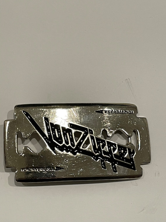Vintage silver razor blade - Gem