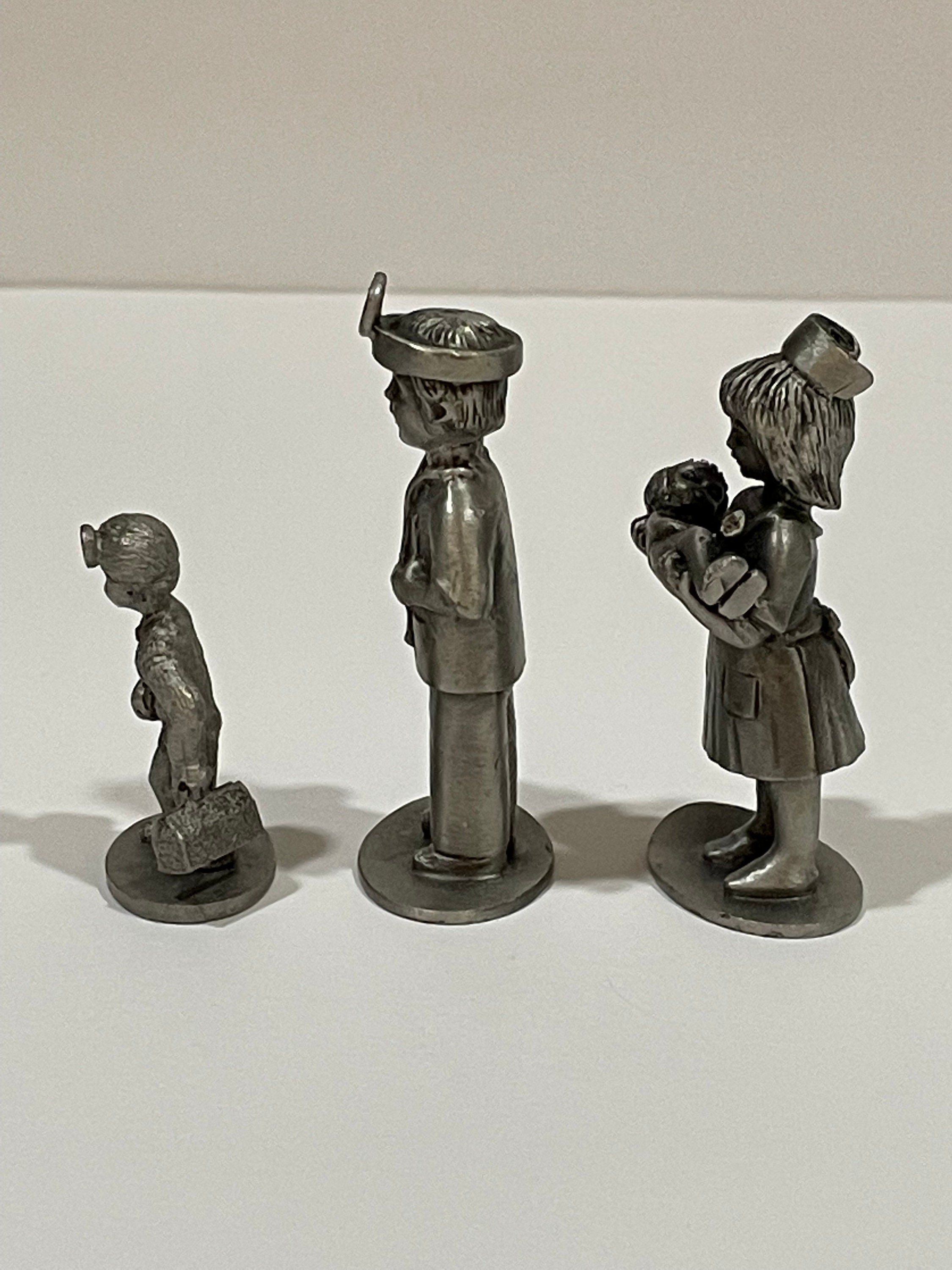 Doctors & Nurse Wilson Hudson Pewter Figurine Lot of 3 1979 Signed ...