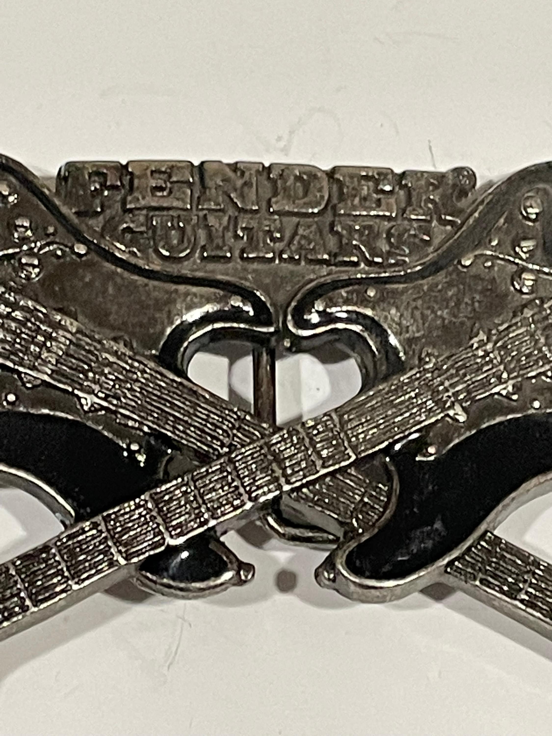 Fender Guitars Guitar Cross Enamel Metal Belt Buckle VINTAGE - Etsy