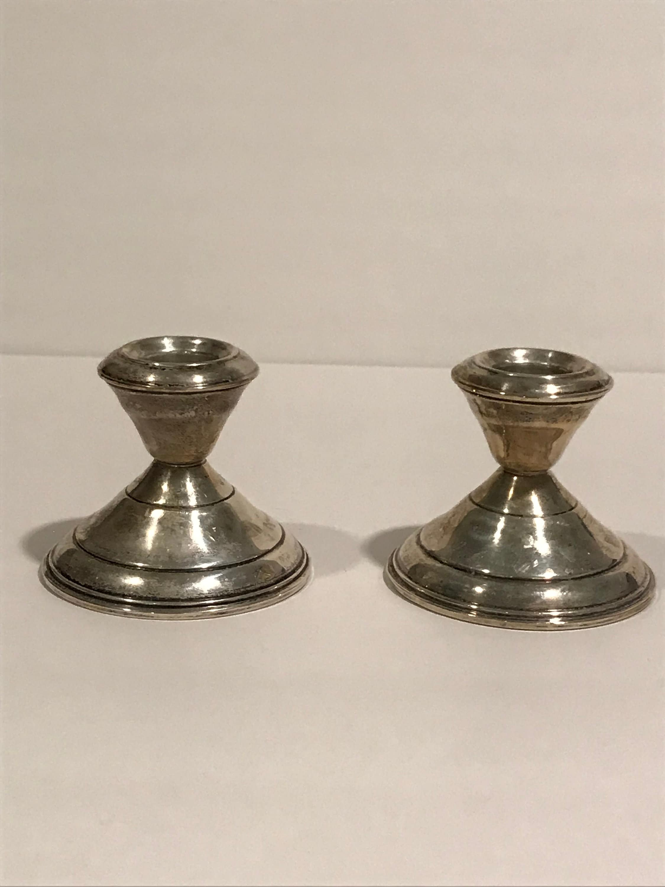 Duchin Creation Sterling Silver Weighted Set Of Candlestick Candle Holders /r | atelier-yuwa.ciao.jp