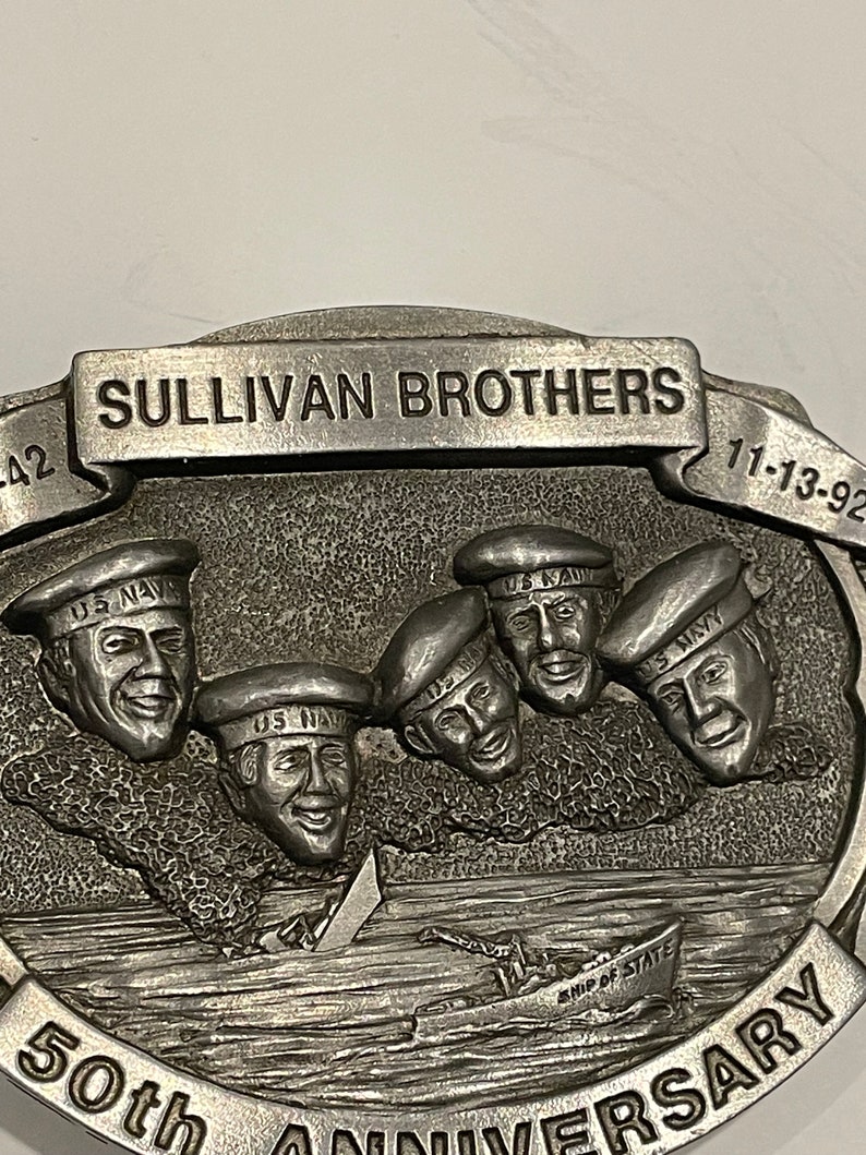 SULLIVAN BROTHERS 50th ANNIVERSARY Metal Belt Buckle - Etsy
