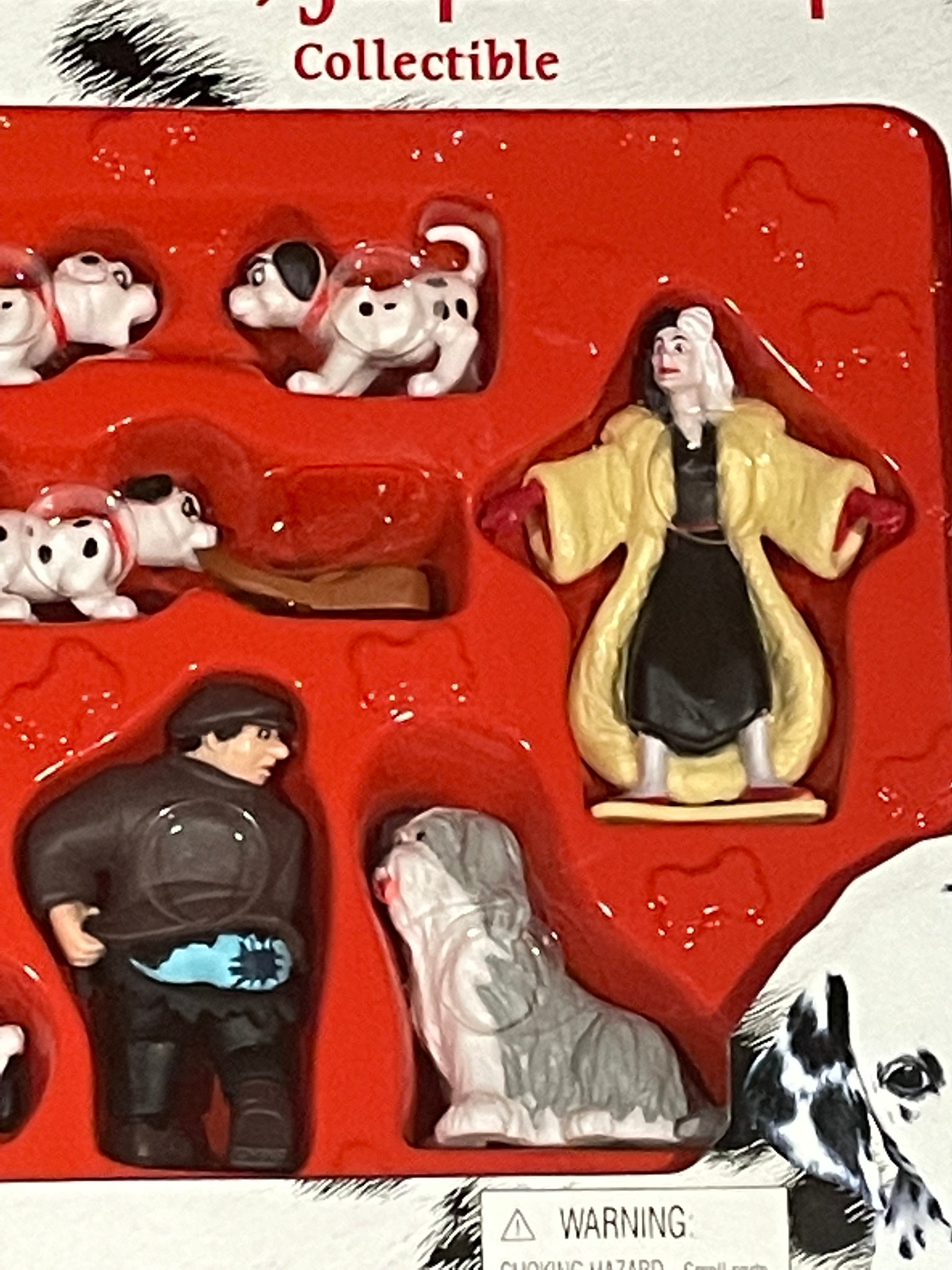 Disney 101 Dalmatians Cruella Jasper & Pups Collectible Figurine Set ...