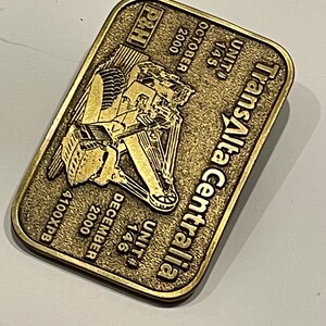P&H Transalta Centralia Coal Mine Dragline Brass Metal Belt Buckle ...