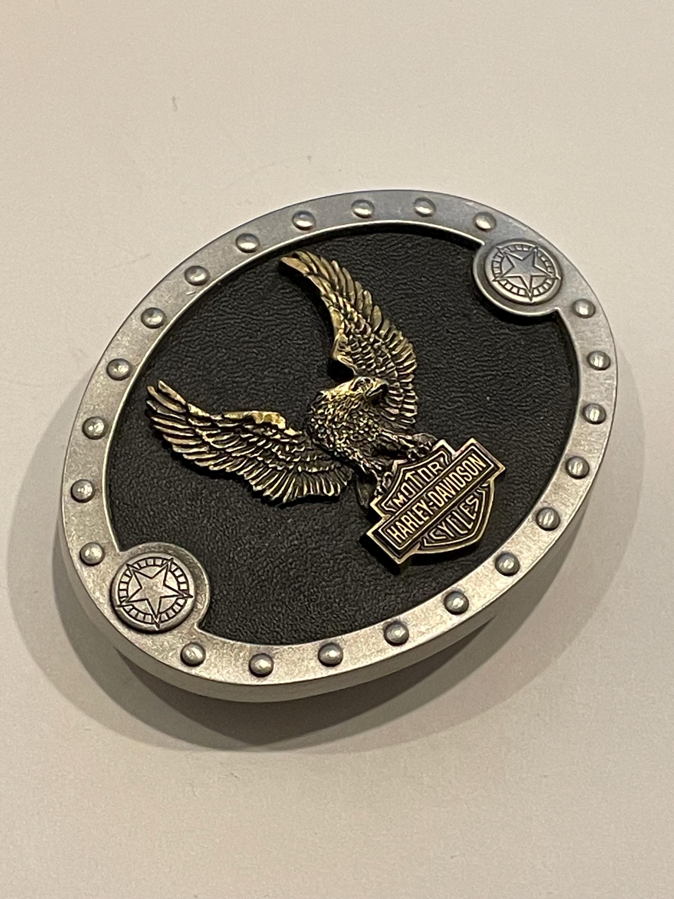 HARLEY DAVIDSON Motorcycles Eagle Traditional Logo Belt Buckle ...