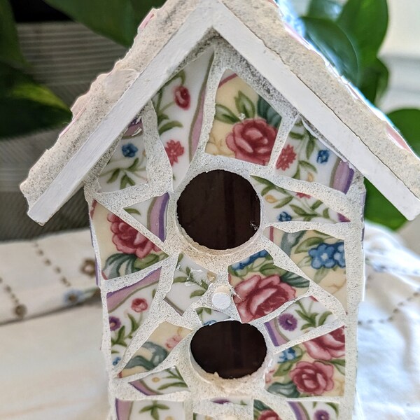 Mosaic Birdhouse - Etsy