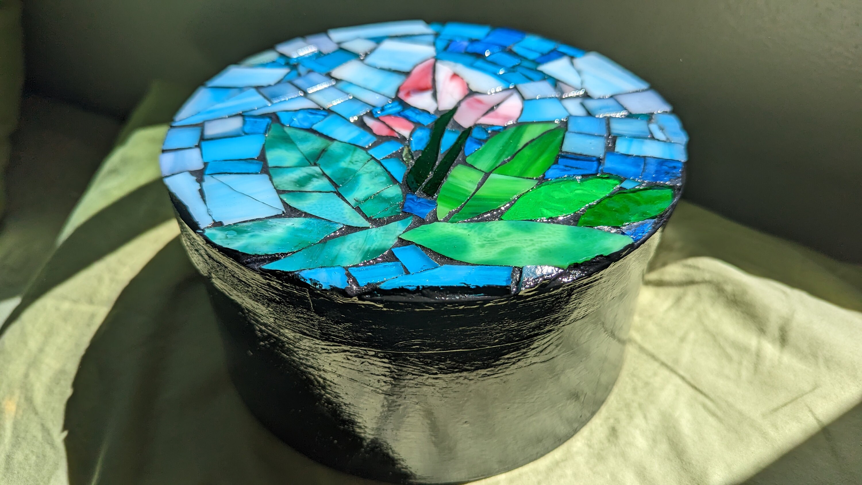 Stained Glass Mosaic Box - Etsy