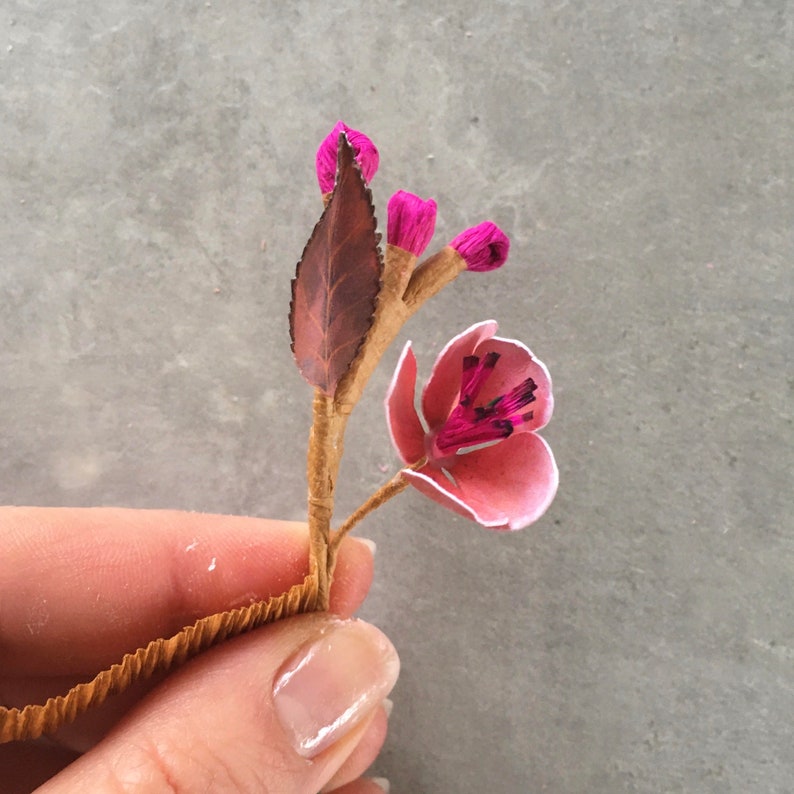 Cherry Printable Blossom Templates and Tutorial, Sakura Flowers PNG ...