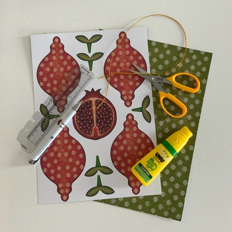 Old World 3D Botanical Paper Ornament – Christmas Decoration + Cricut ...