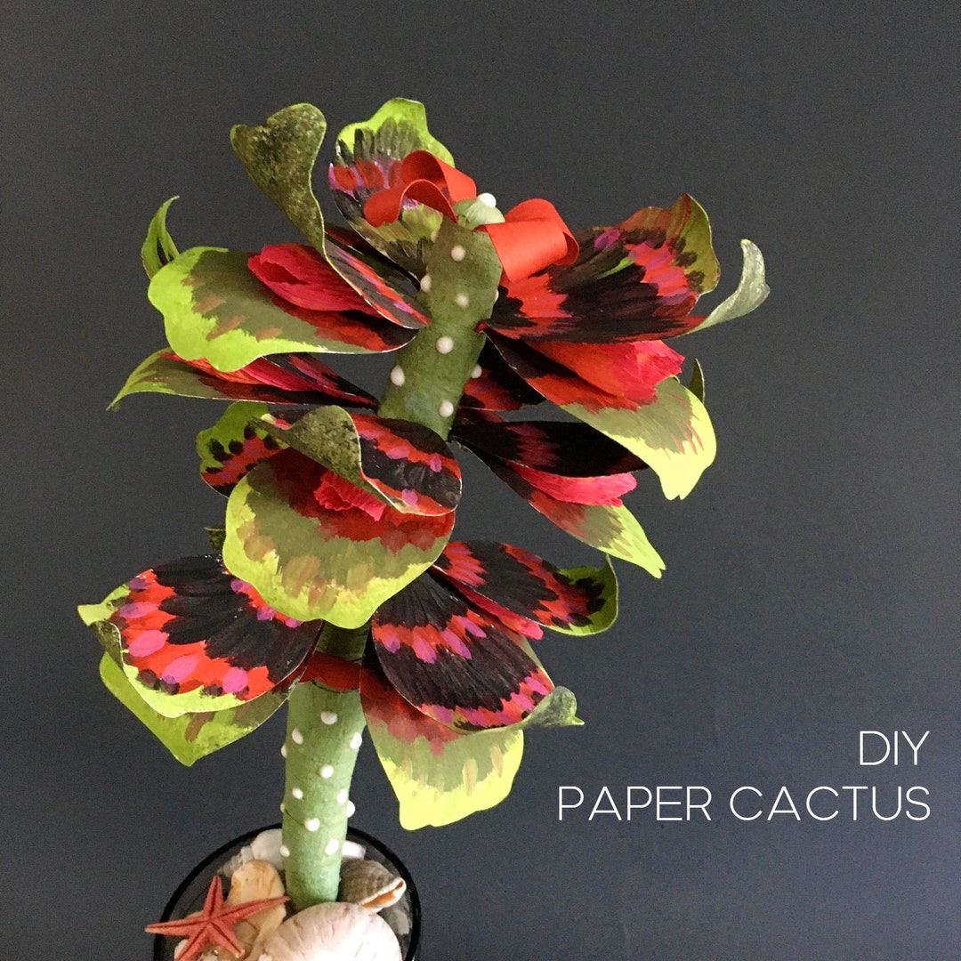 Paper Succulent, Paper Flower, Fictional Plant DIY Digital Kit ...