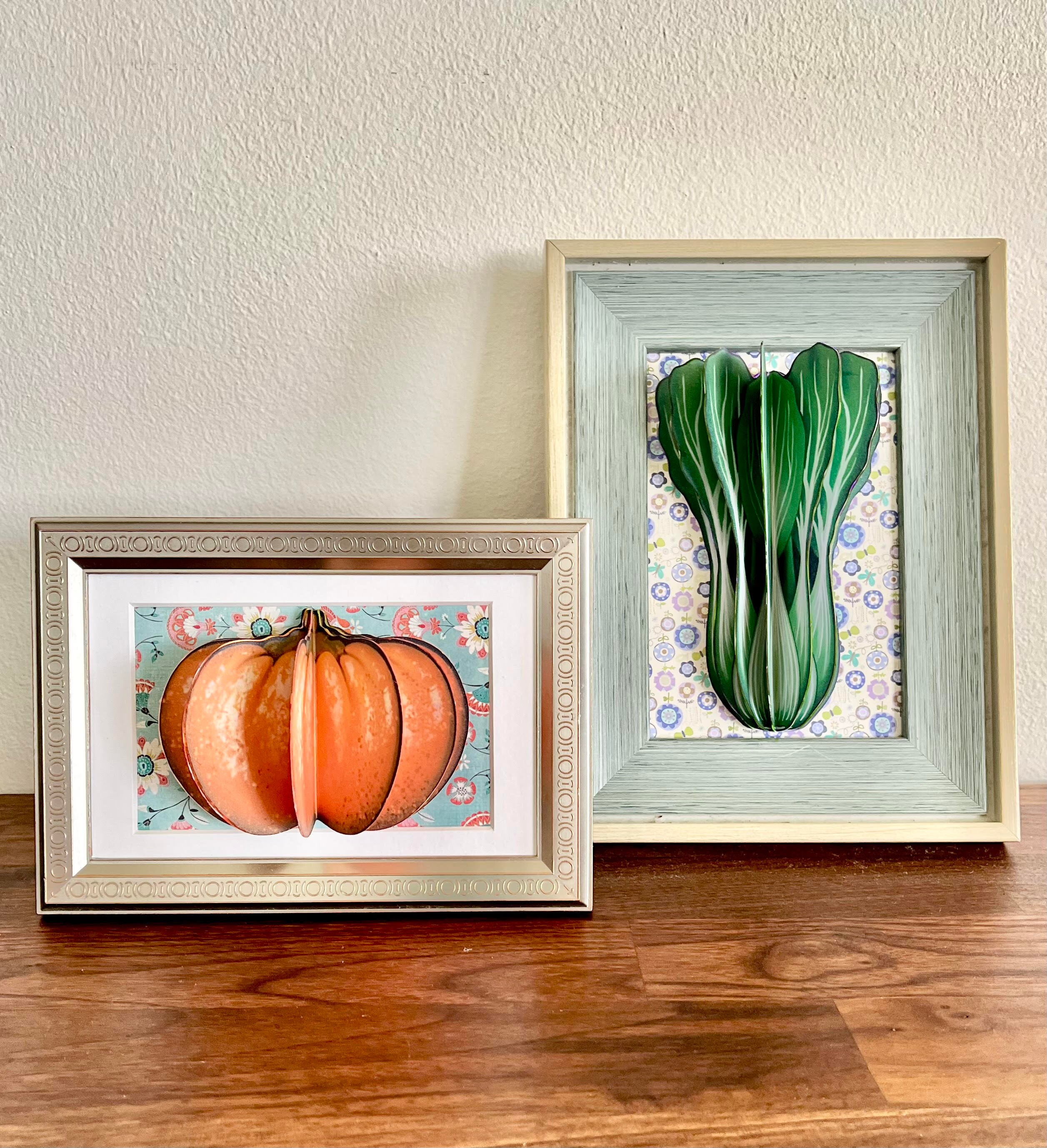 3D Paper Vegetables Set of 11, Printable Game Elements for Quality ...