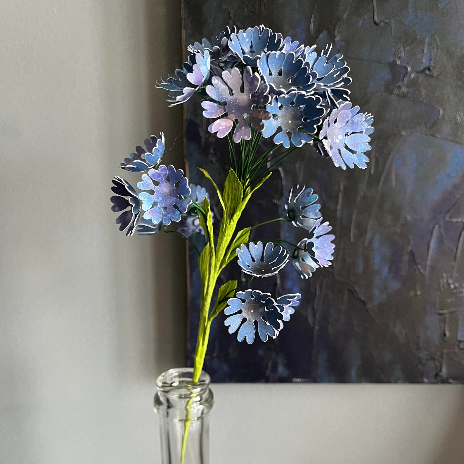 Paper Forget-me-not Bouquet Wildflower Decoration Templates - Etsy