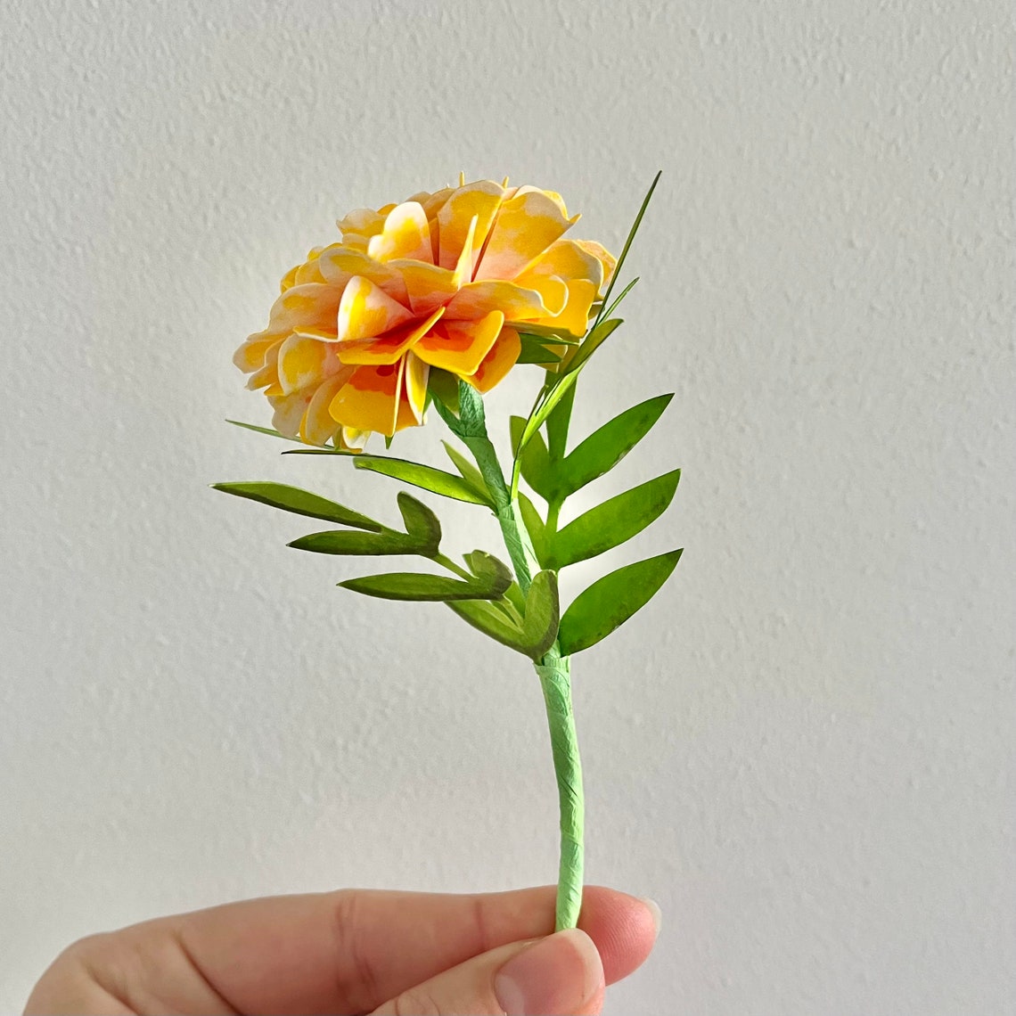 Paper Marigold Flower - Templates and Cricut Files - Etsy