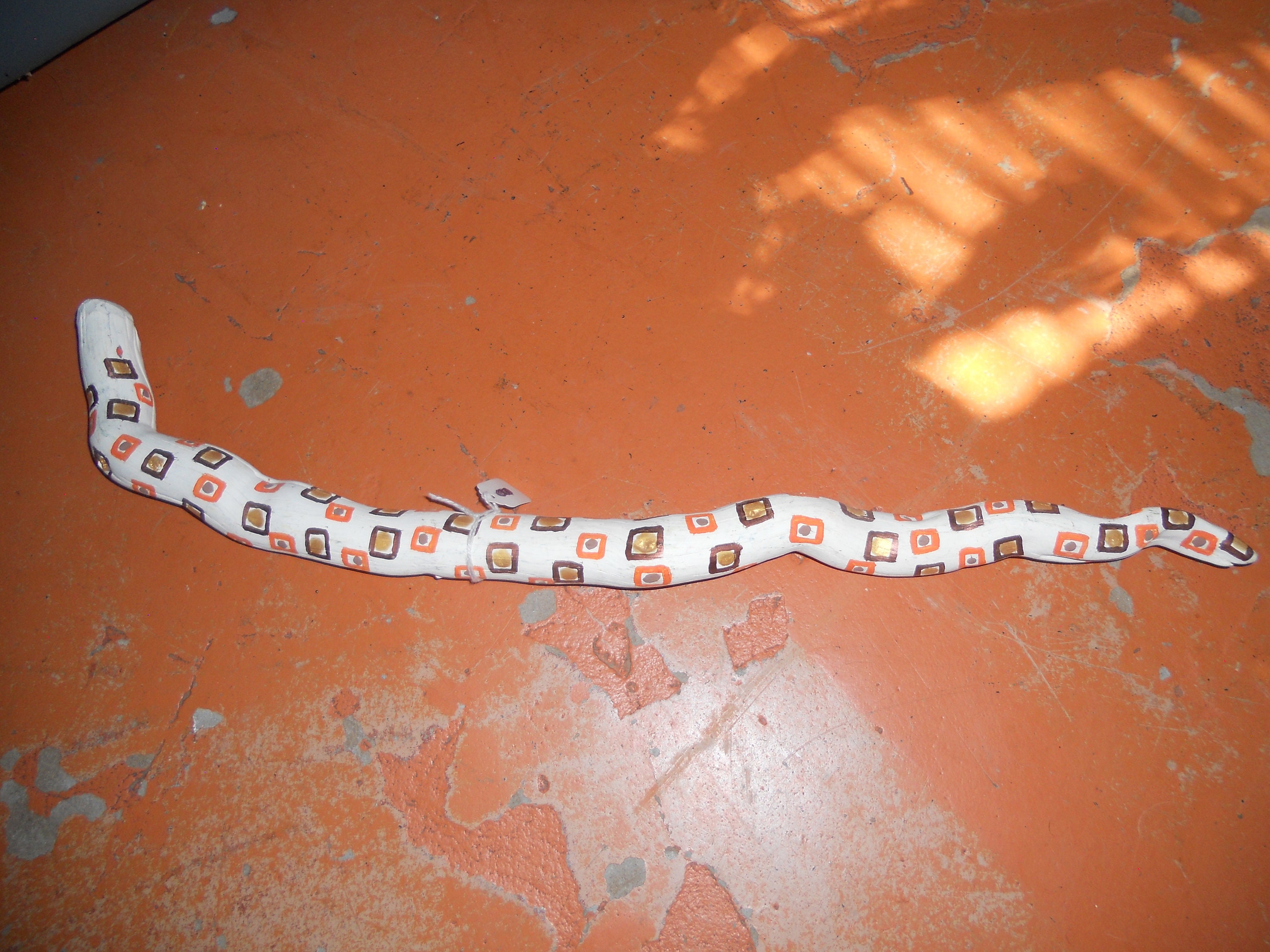 Folk Art Snake Mosaic Snake Whimsical Snake Decorative | Etsy