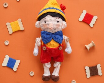 Crochet Pattern Pinocchio / Doll Amigurumi / Pinocchio - Etsy