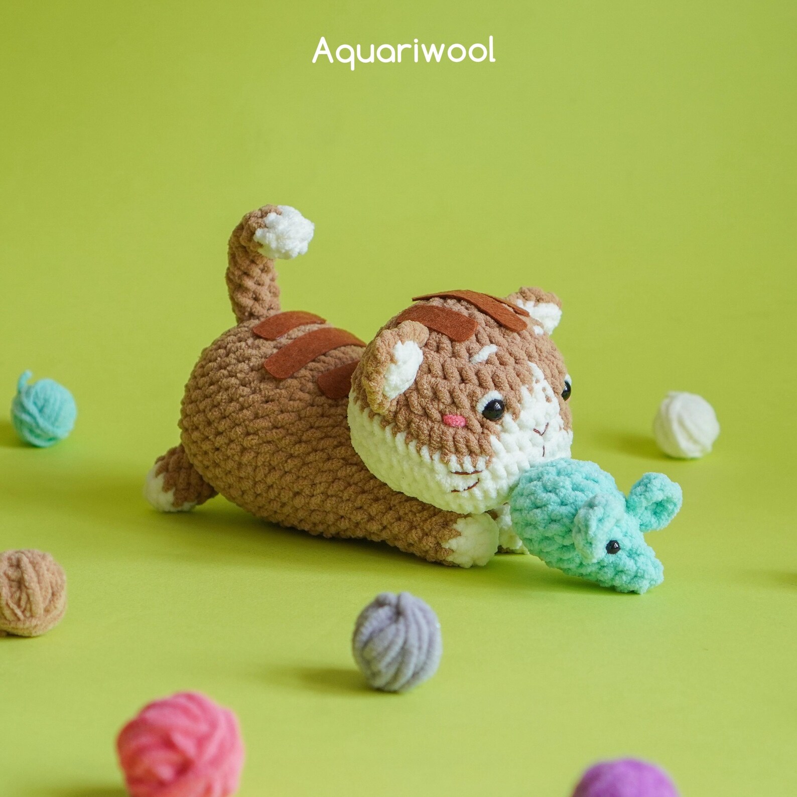 Crochet Cat & Mouse Plushies Pattern: Amigurumi Toy (PDF) - Etsy