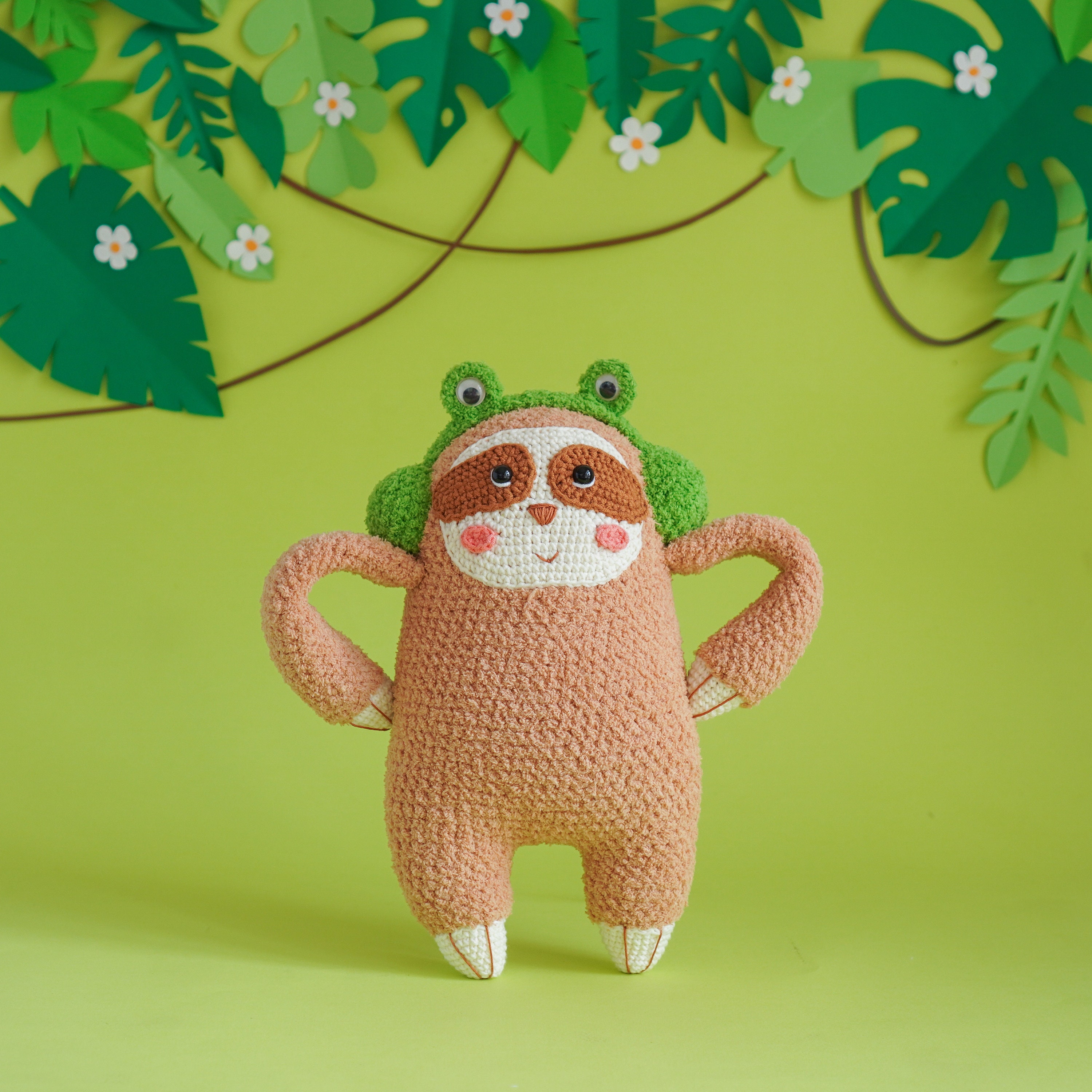 Snuggy Sloth Crochet Pattern: Amigurumi Doll (PDF) - Etsy
