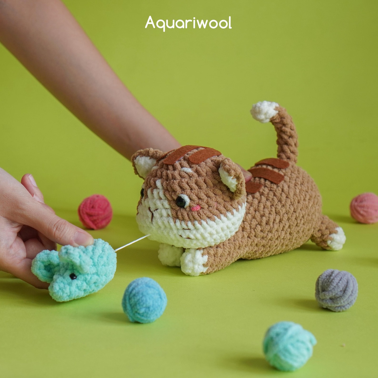 Crochet Cat & Mouse Plushies Pattern: Amigurumi Toy (PDF) - Etsy
