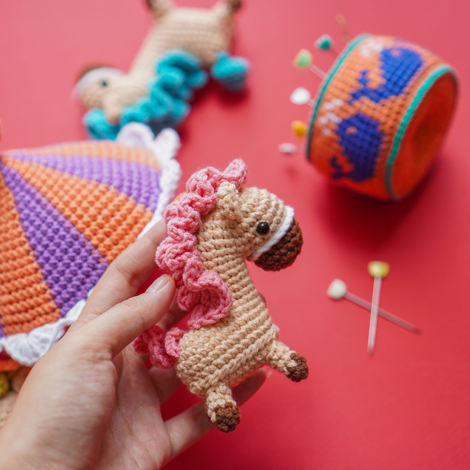 Merry Go Round Baby Mobile Crochet Pattern by Aquariwool Crochet ...