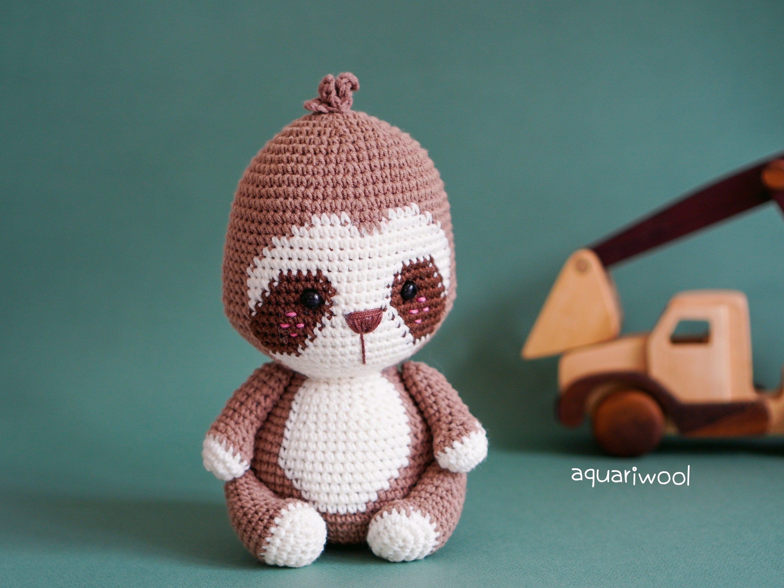 Sloth Amigurumi Crochet Pattern: DIY Plush Toy (PDF) - Etsy