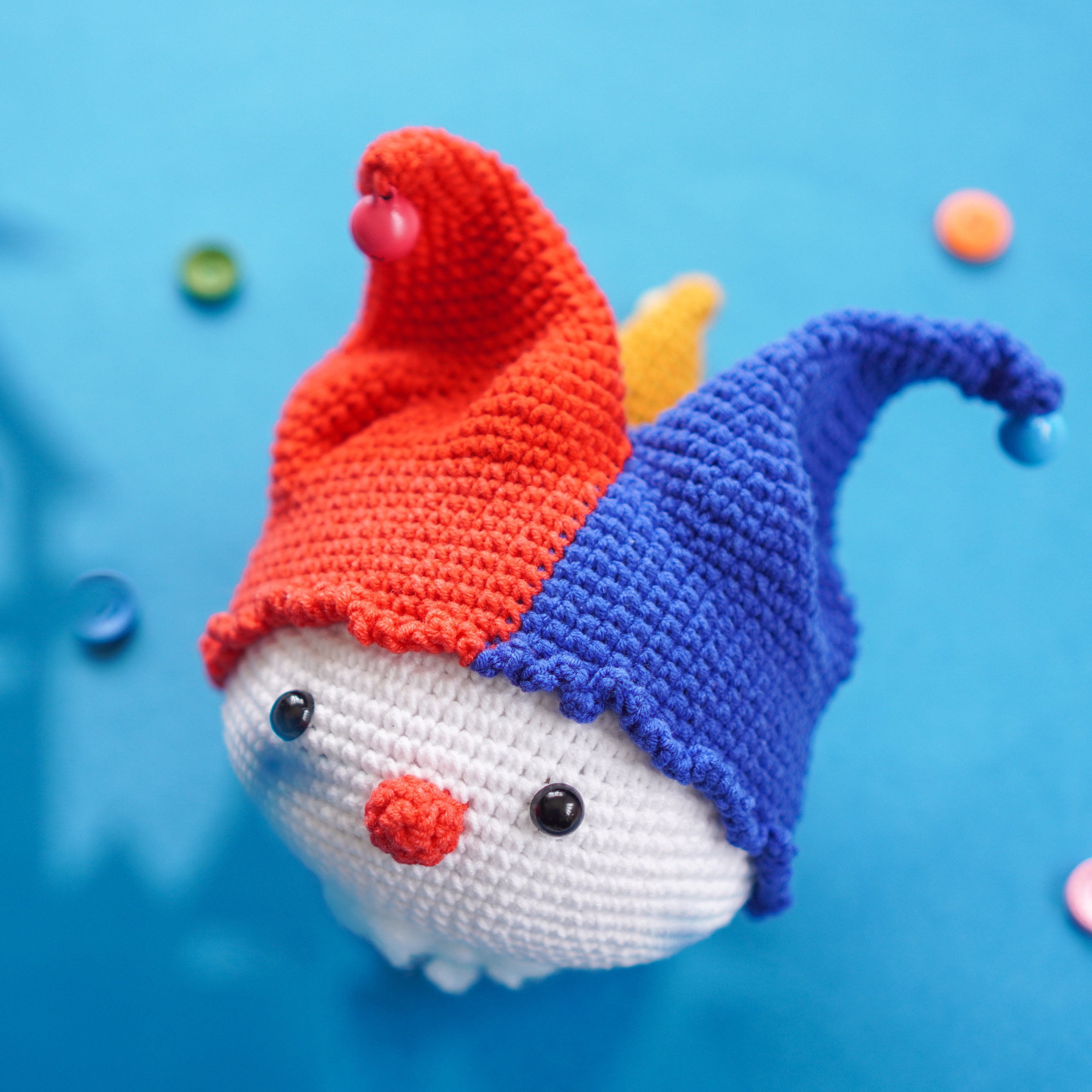 Sad Clown amigurumi Crochet PDF Pattern by Aquariwool | Etsy Canada