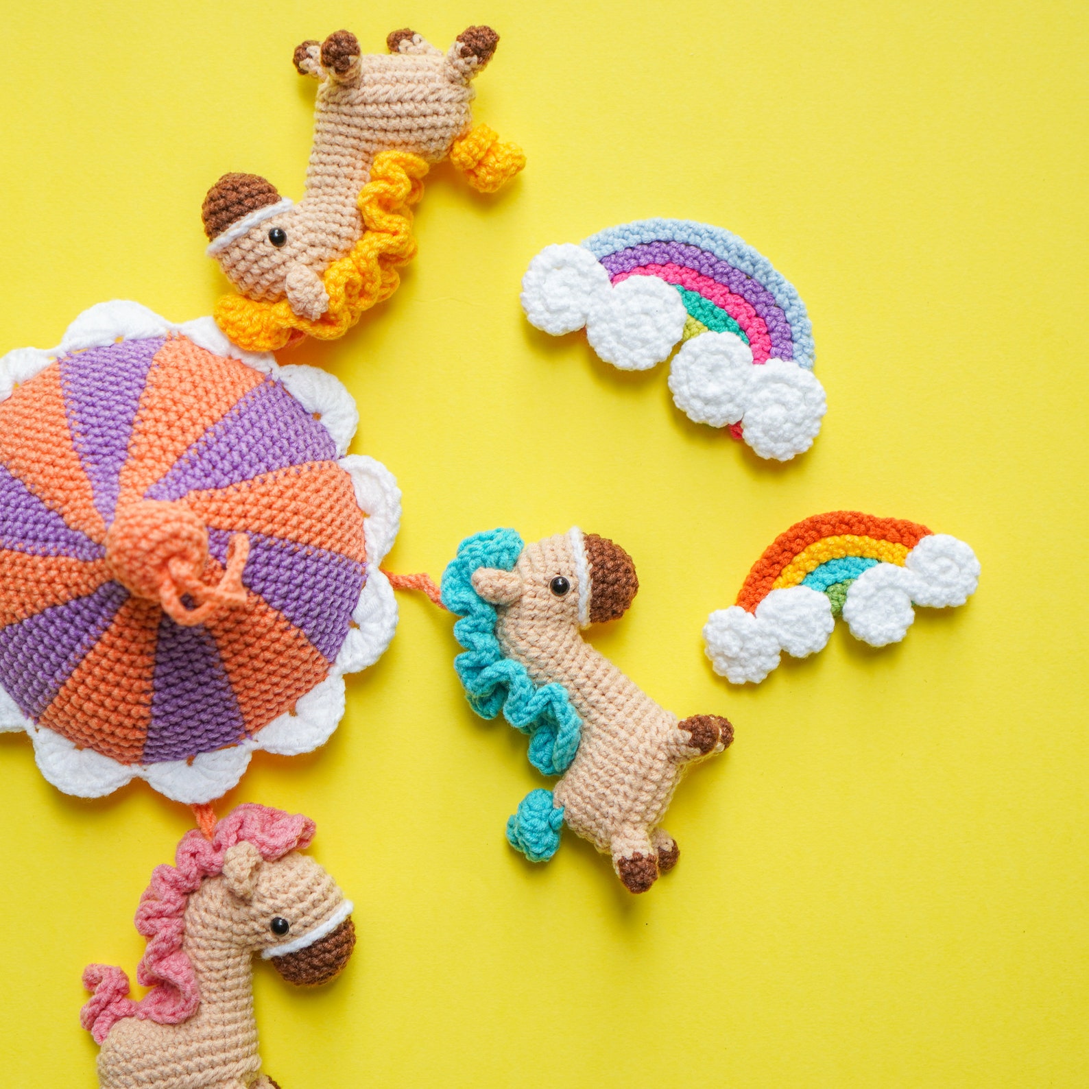 Merry Go Round Baby Mobile Crochet Pattern by Aquariwool Crochet ...