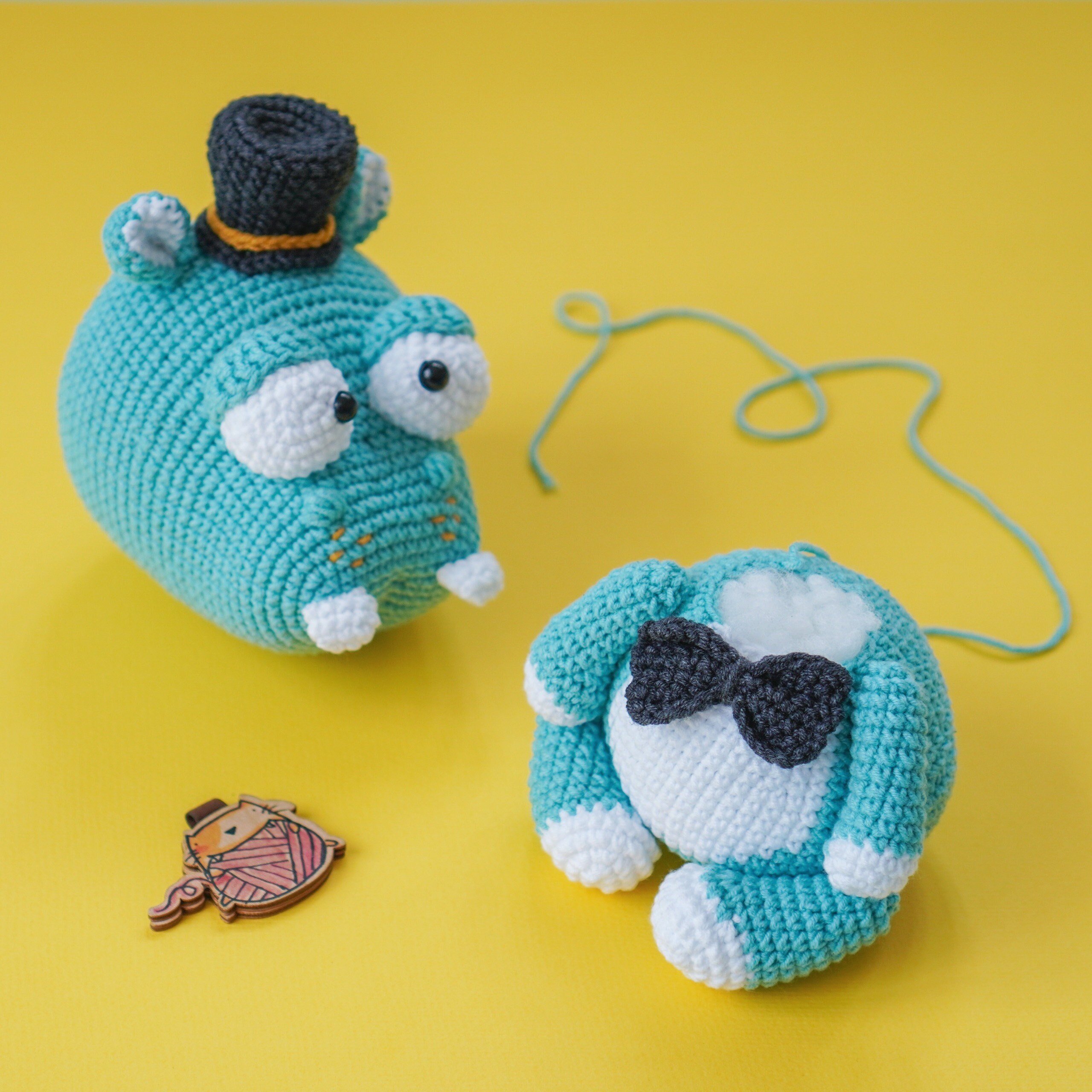 Professor the Hippo amigurumi Crochet Pattern by Aquariwool | Etsy