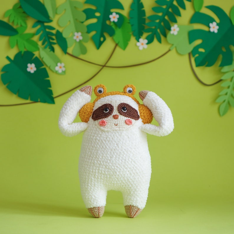 Snuggy Sloth Crochet Pattern: Amigurumi Doll (PDF) - Etsy