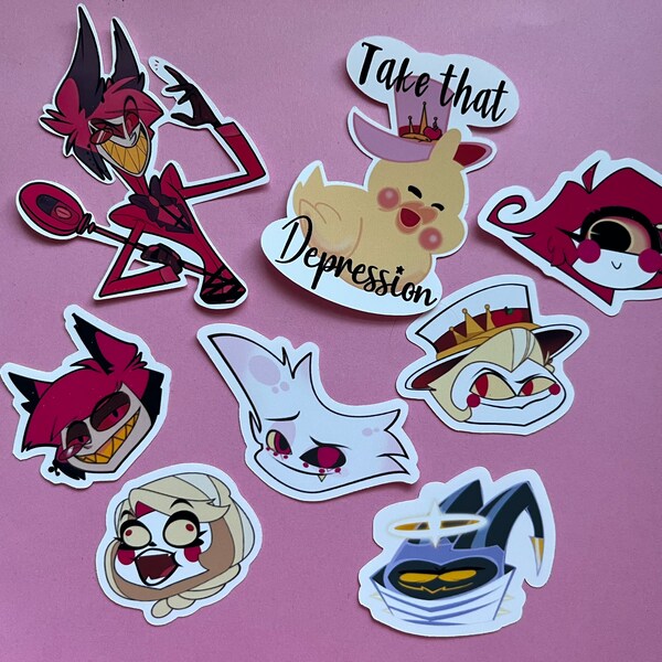 Hazbin Hotel Stickers - Etsy