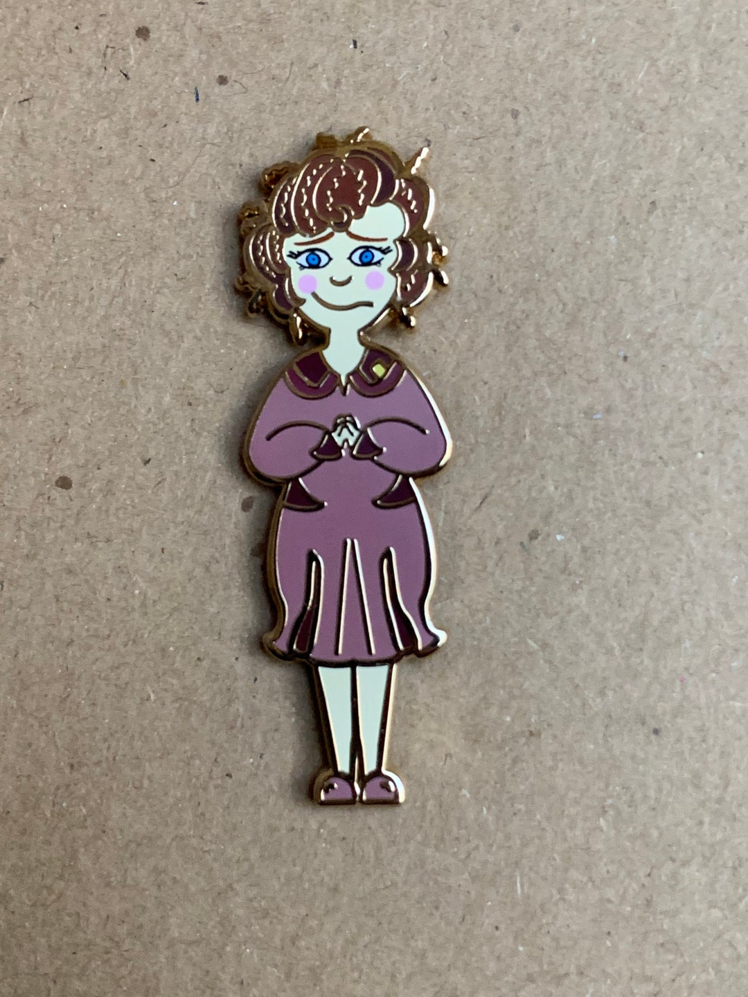 The Girls Number 1 Hard Enamel Lapel Pin Badge Full Length Hot Mess - Etsy