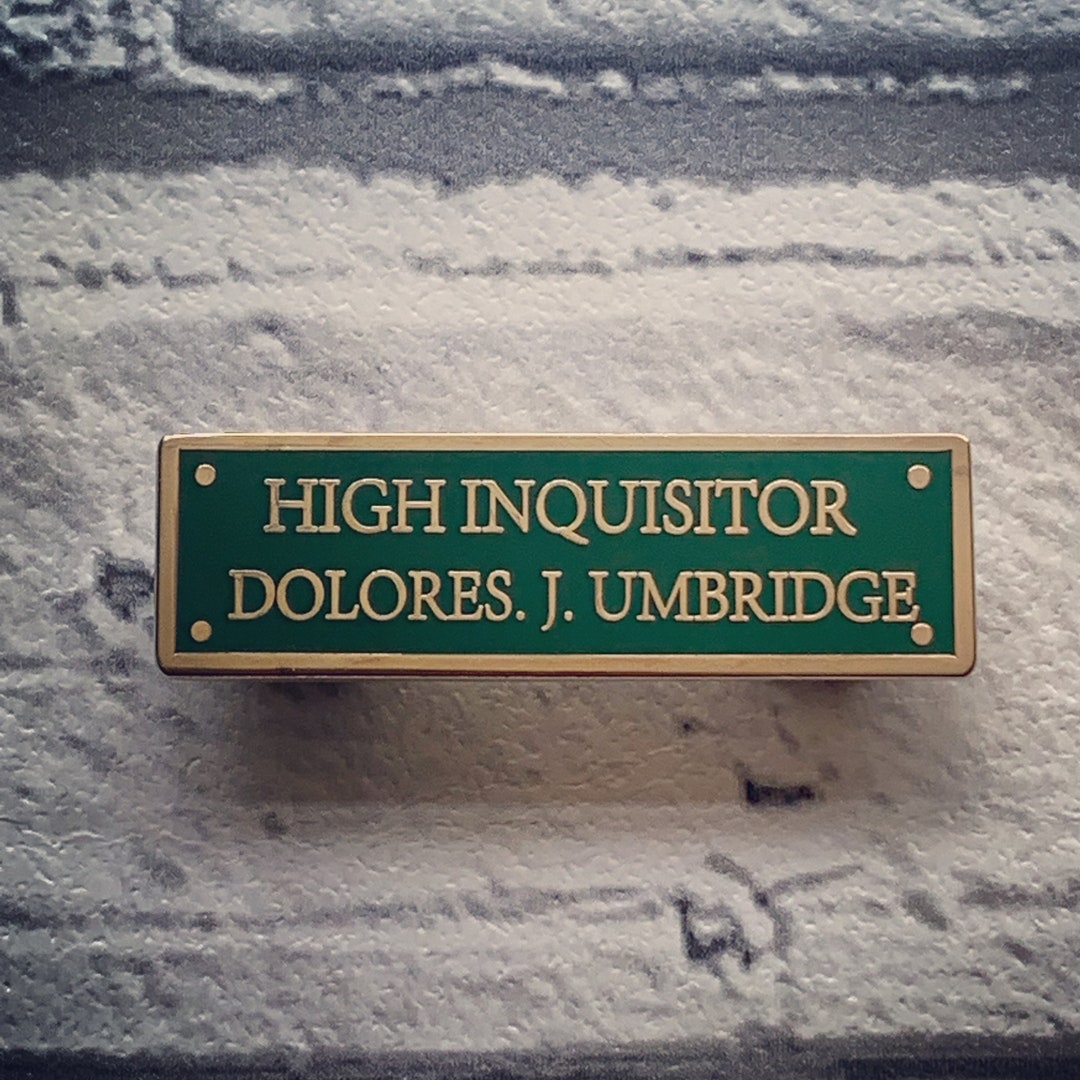 Pink Lady Secret Police Leader Desk Sign Enamel Lapel Pin Badge - Etsy