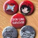 Iron Lung Convict Survivor Simon Map and Ship Film Quote Badges Pins - Etsy