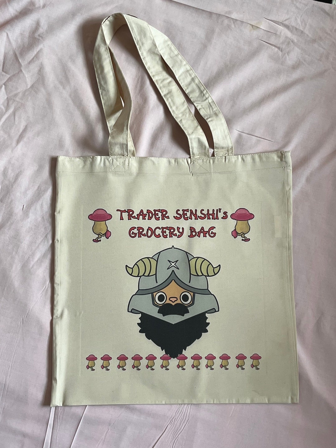 Delicious Dungeon Meshi Grocery Tote Beach College University Shopping ...