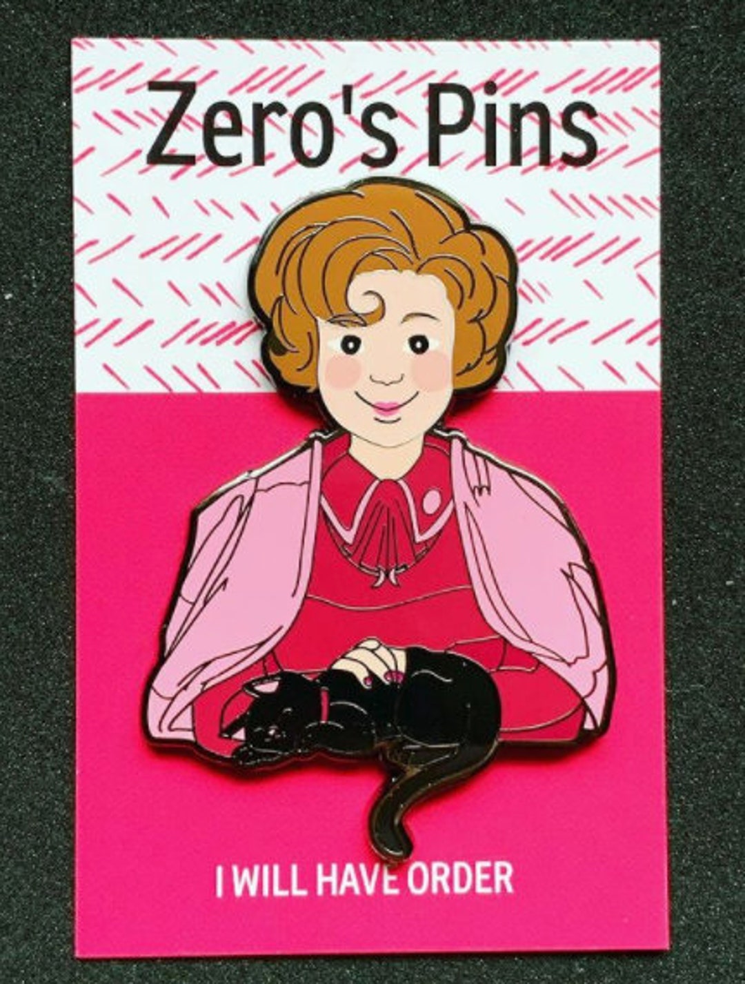 Pink Cat Lady Pin Limited Edition of 100 - Etsy