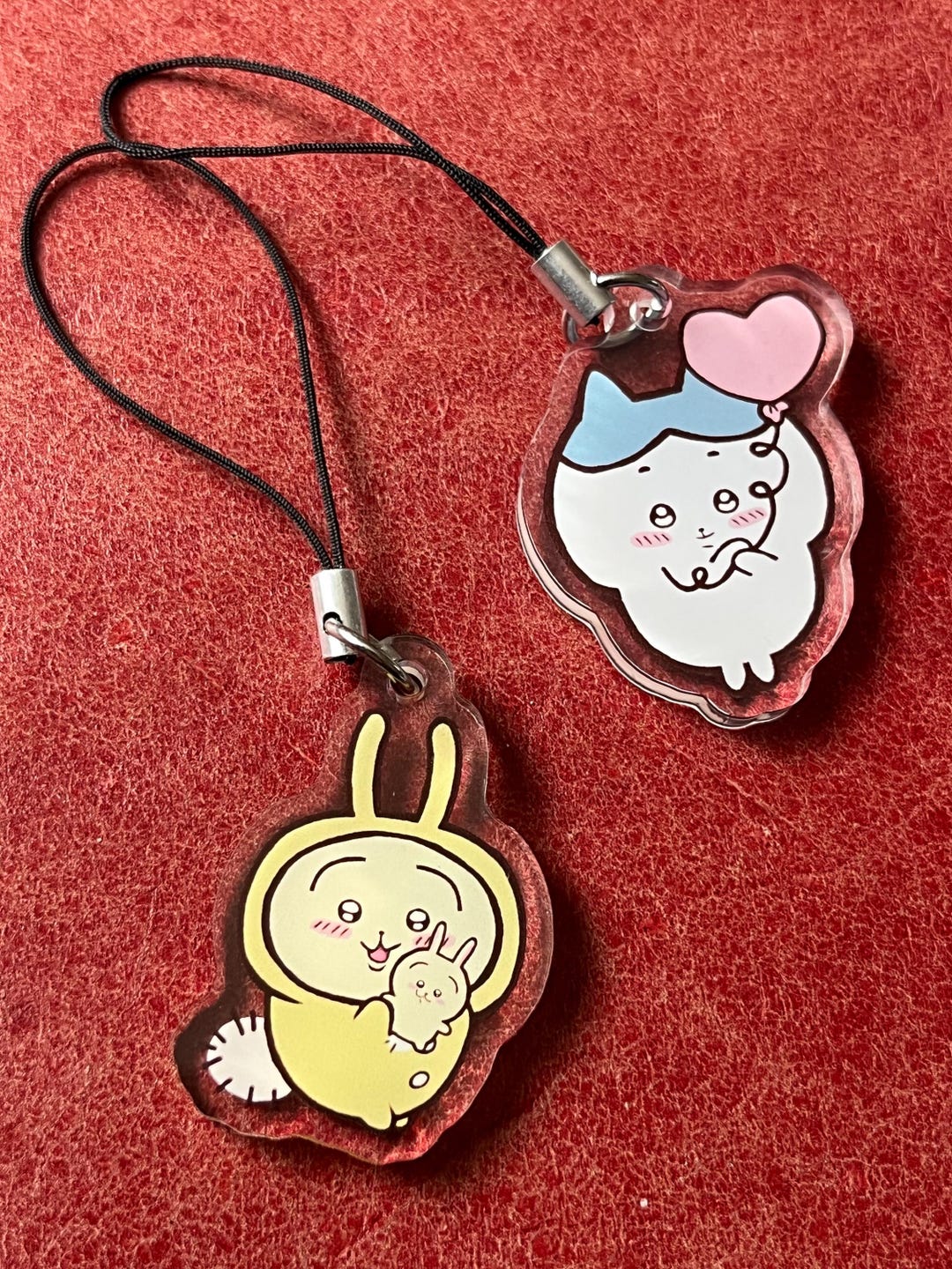 Chii Kawa 1" | 3cm Character Rabbit or Cat Phone Charm Keyring Bagcharm ...