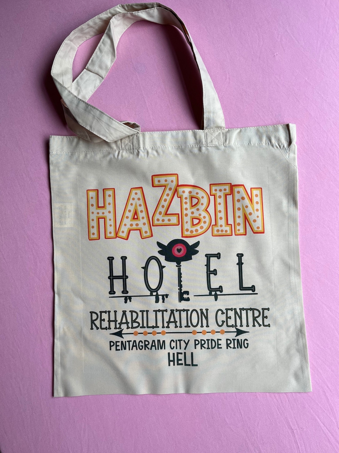 Hazbin Hotel Shop Tote Bag Beach College University Shopping Tote Bag ...