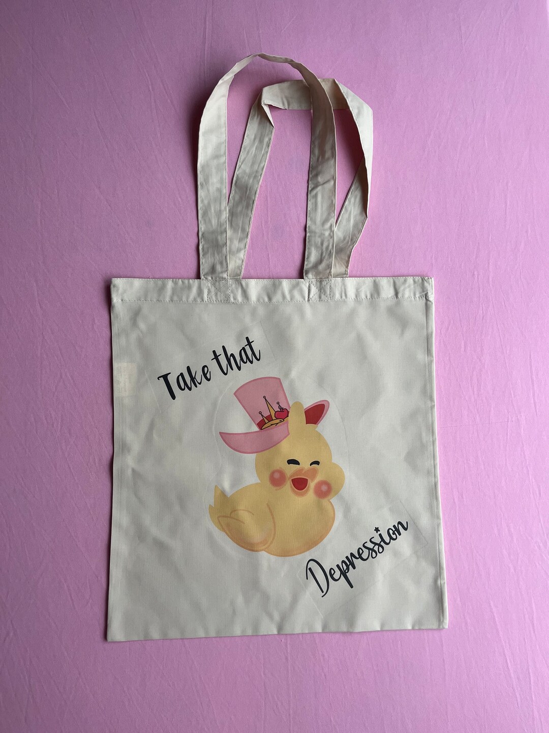 Lucifer Duckie Depression Hazbin Hotel Tote Bag - Etsy