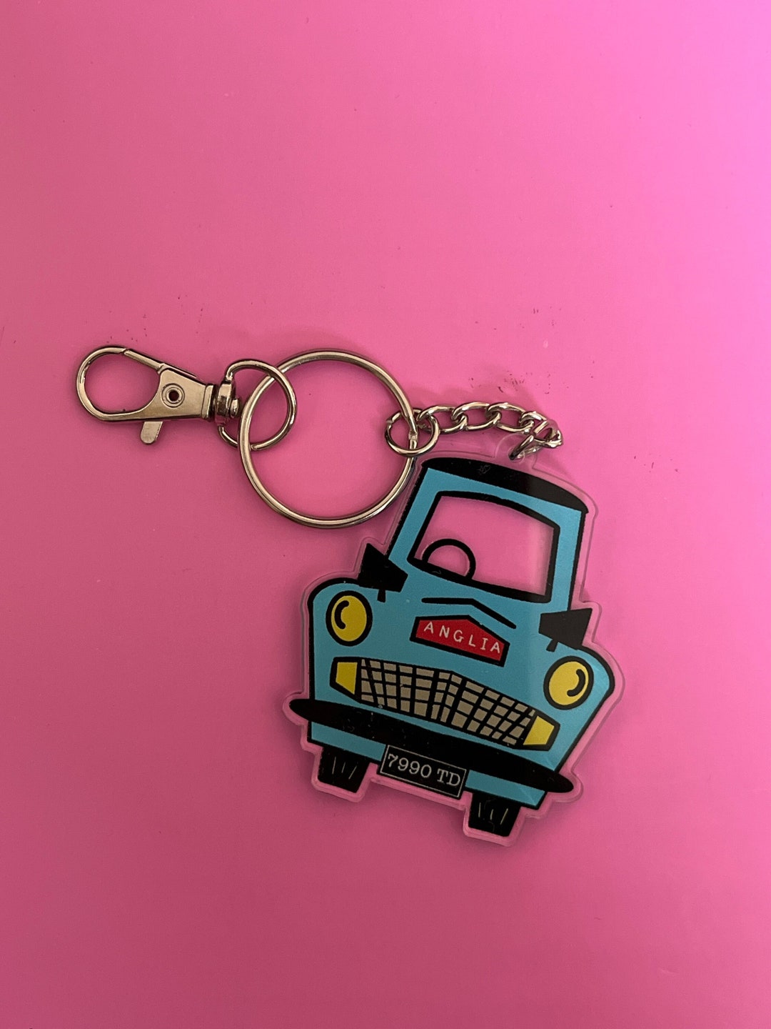Flying Car Double Sided Key Chain or Bag Charm - Etsy