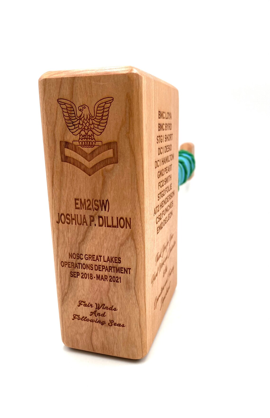 Military Thor Hammer Award Custom Personalized Laser Engraved | Etsy