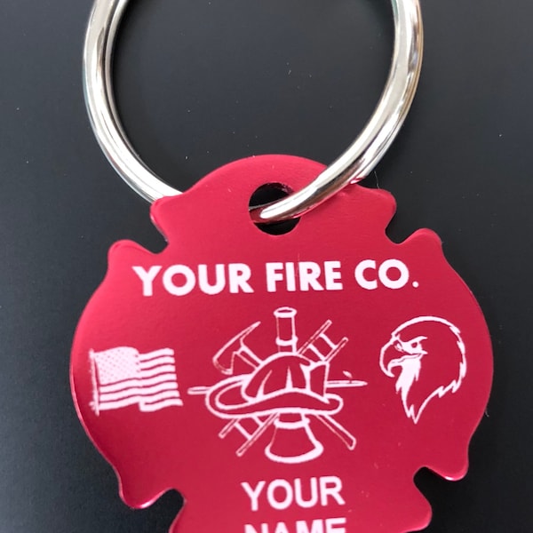 Firefighter Dog Tag - Etsy