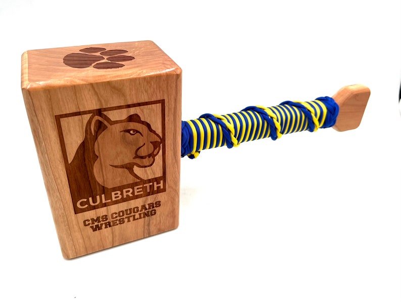 Wrestling Thor Hammer Award Custom Personalized Laser Engraved - Etsy