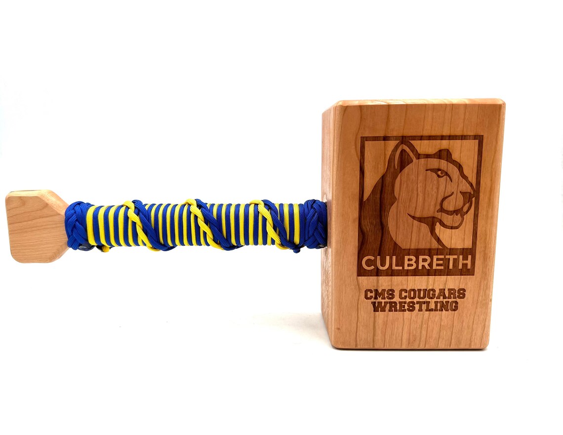 Wrestling Thor Hammer Award Custom Personalized Laser Engraved - Etsy