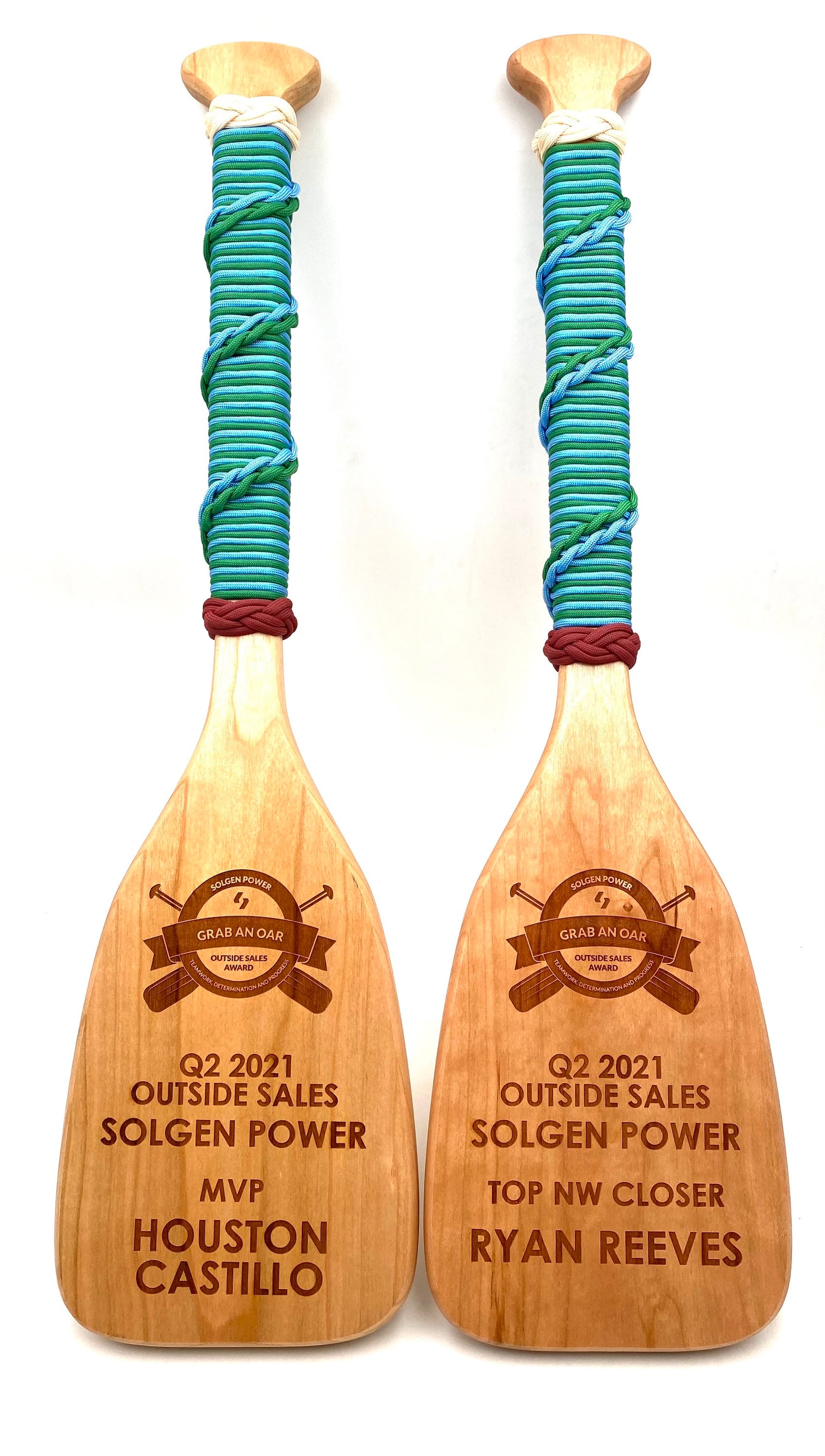Grab an Oar Paddle Row the Boat Award Teamwork Sales Custom ...