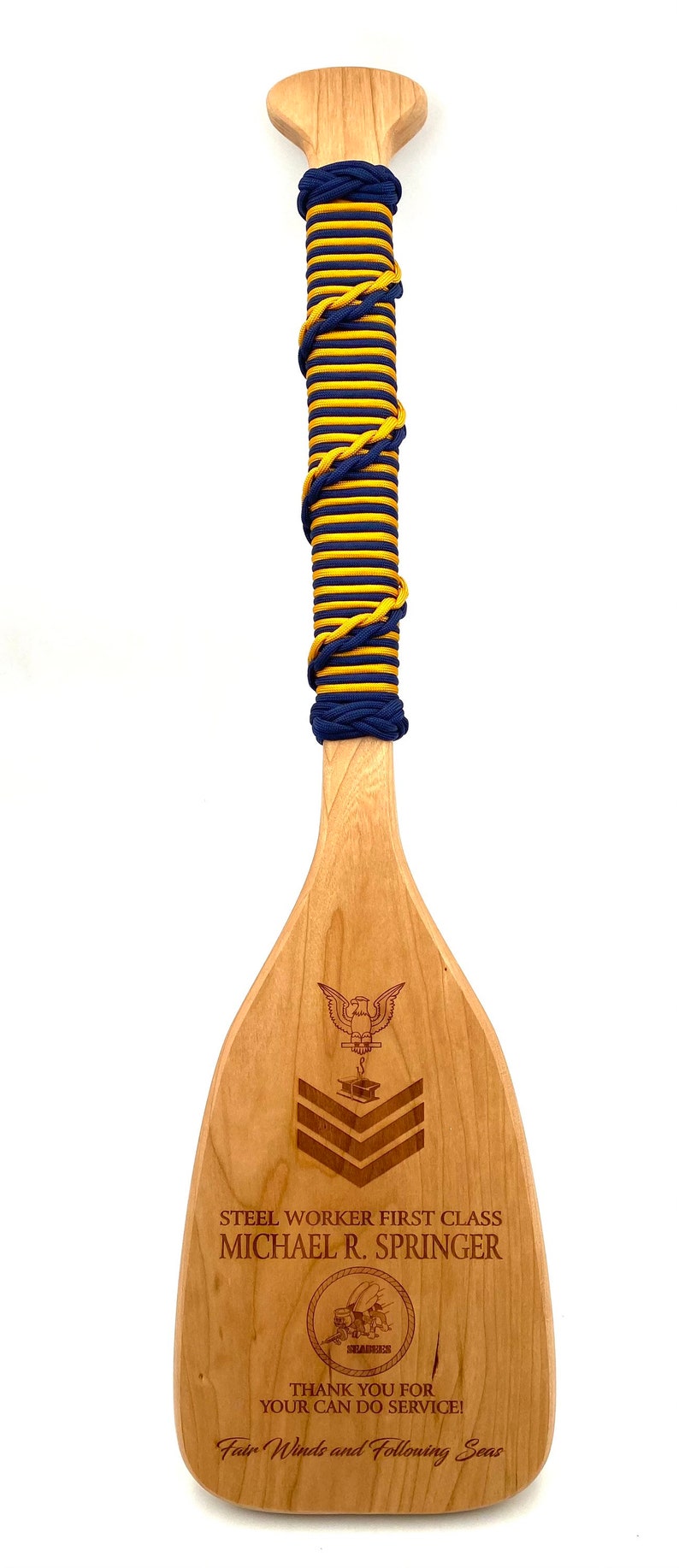 Paddle Award US Navy Military Coast Guard Custom Personalized - Etsy