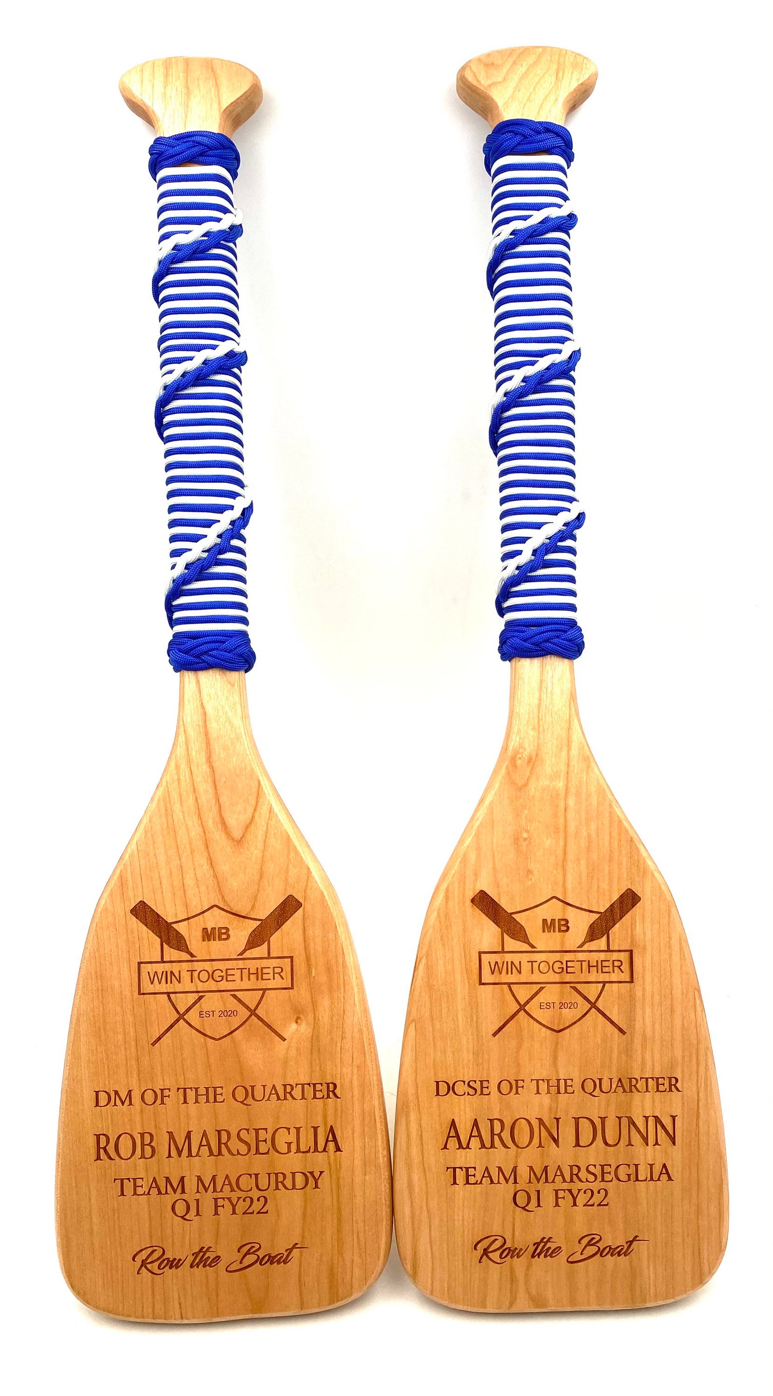 Grab an Oar Paddle Row the Boat Award Teamwork Sales Custom ...