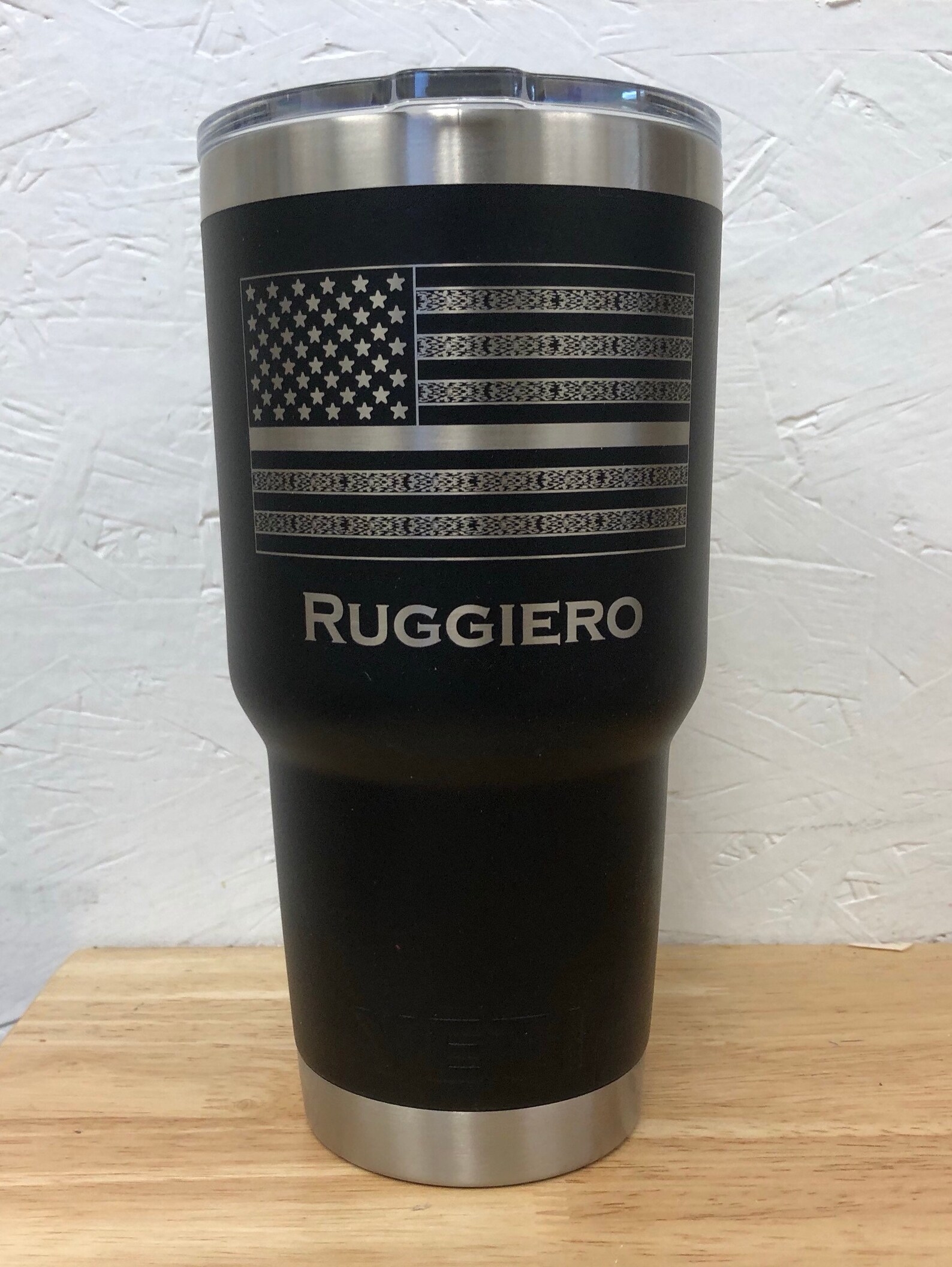YETI Thin Silver Line American Flag Tumbler 20oz or 30oz - Etsy
