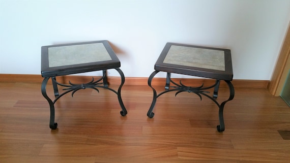 Wrought iron night tables store